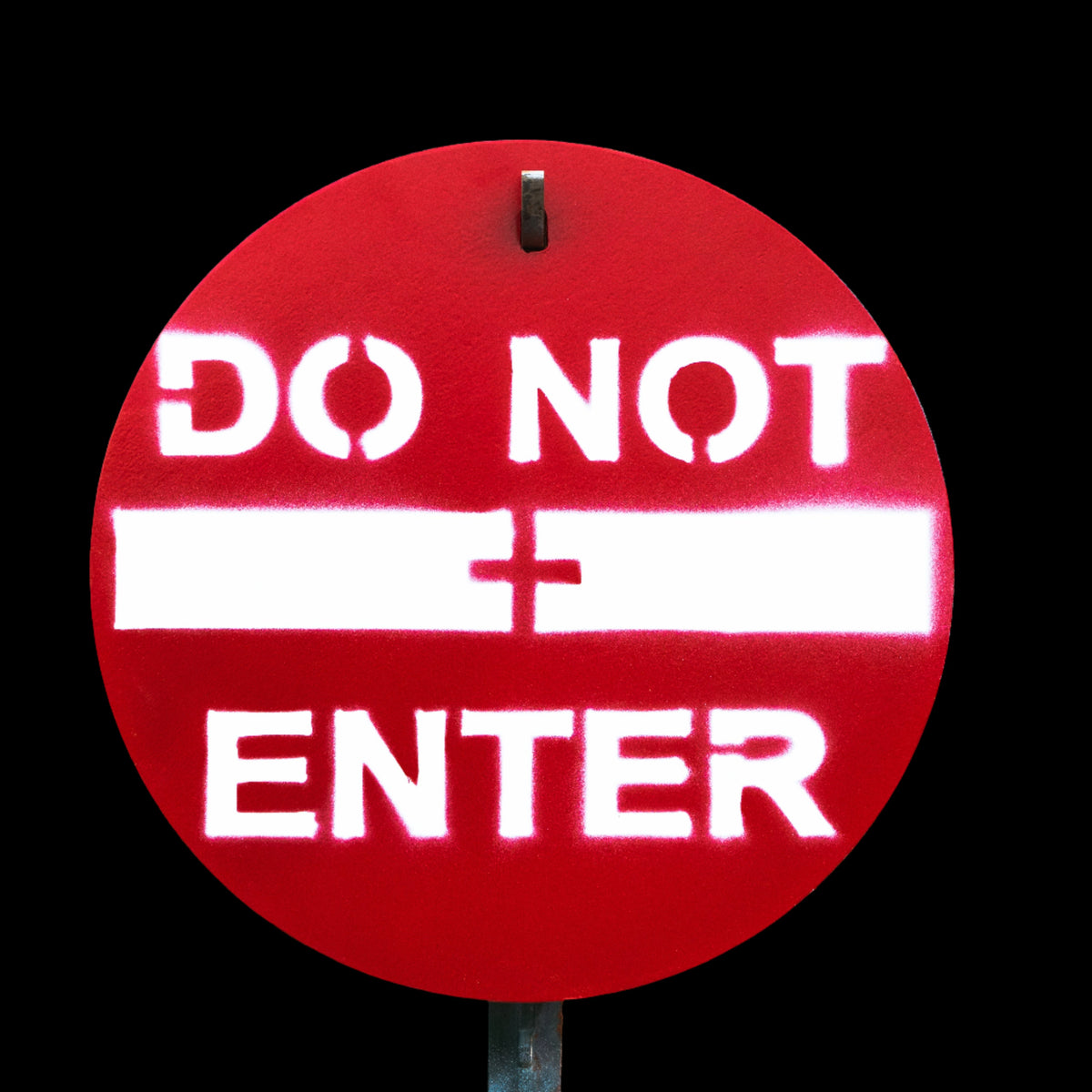 DO NOT ENTER SIGN TARGET - AR500 Steel Do Not Enter Sign – Shoot Life ...